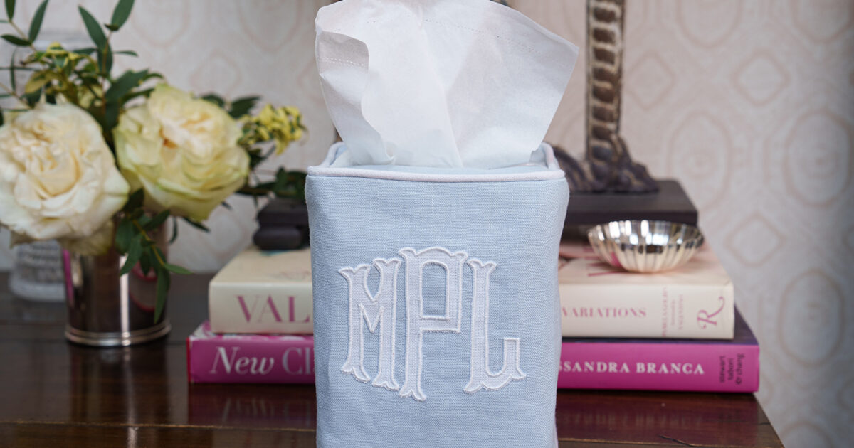 Tissue Cover | Leontine Linens