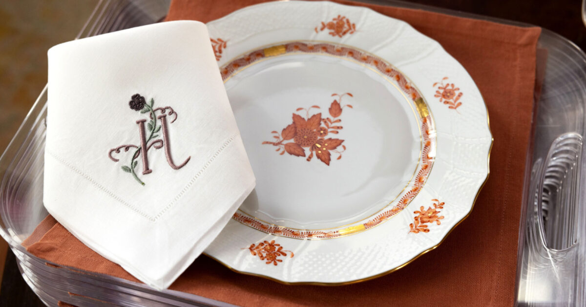 Simple Tray Liner | Leontine Linens